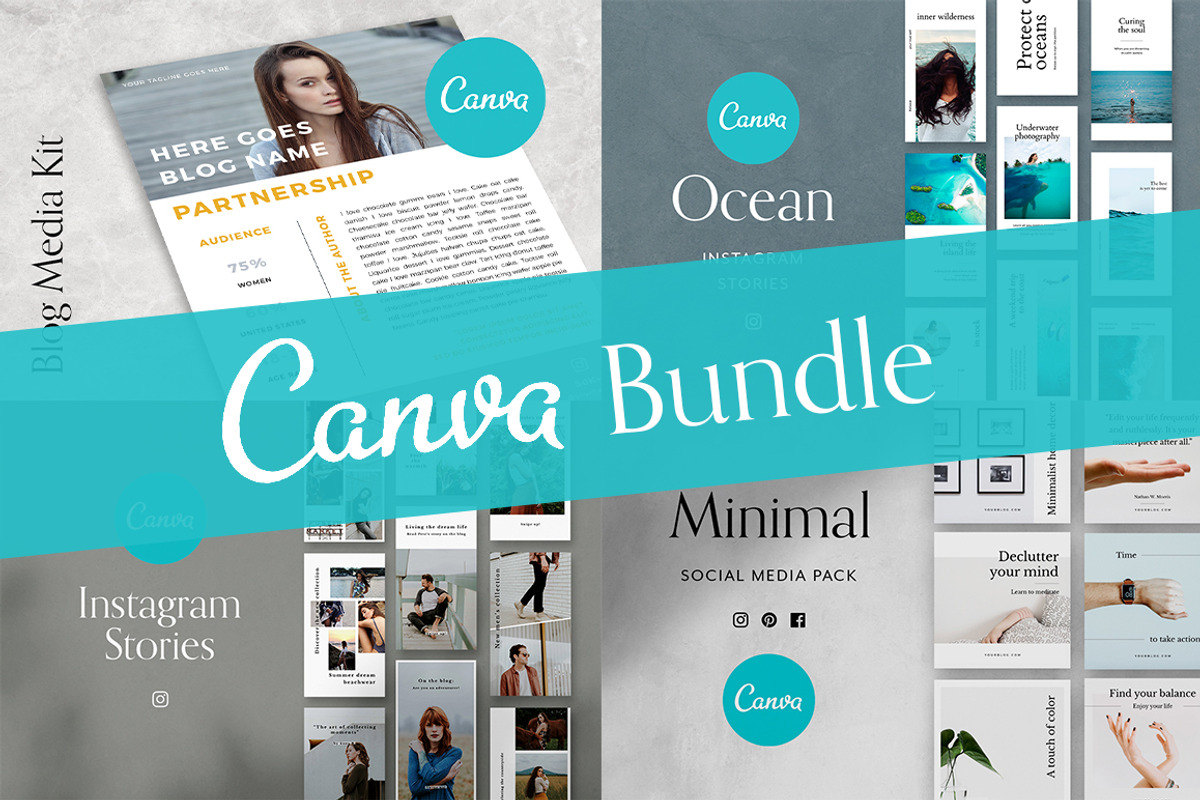 CANVA Bundle, a Templates & Theme by Eternel Design Studio
