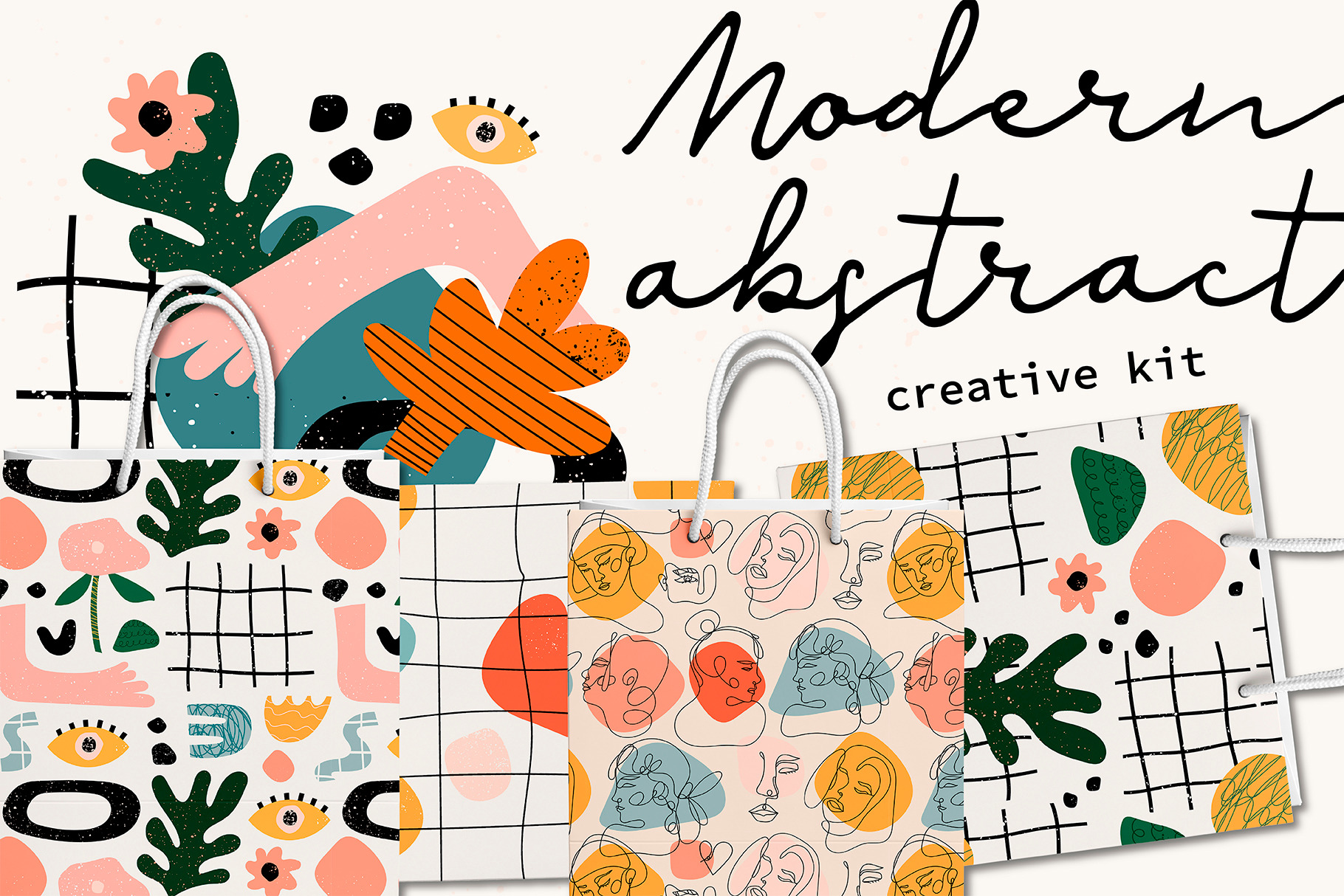 Modern Abstract creative kit, a Pattern Graphic by Twisted Tail