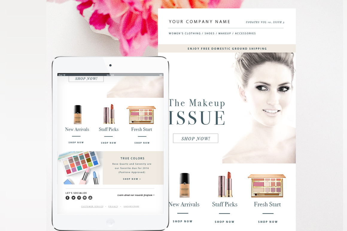 Fashion Email Template, an Email Template by By Stephanie Design