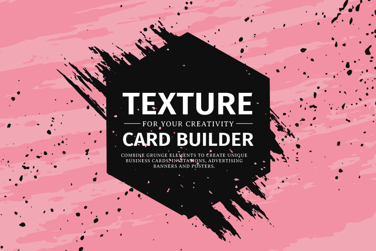 Texture card builder, an Object Graphic by Uniyok | Creative Market