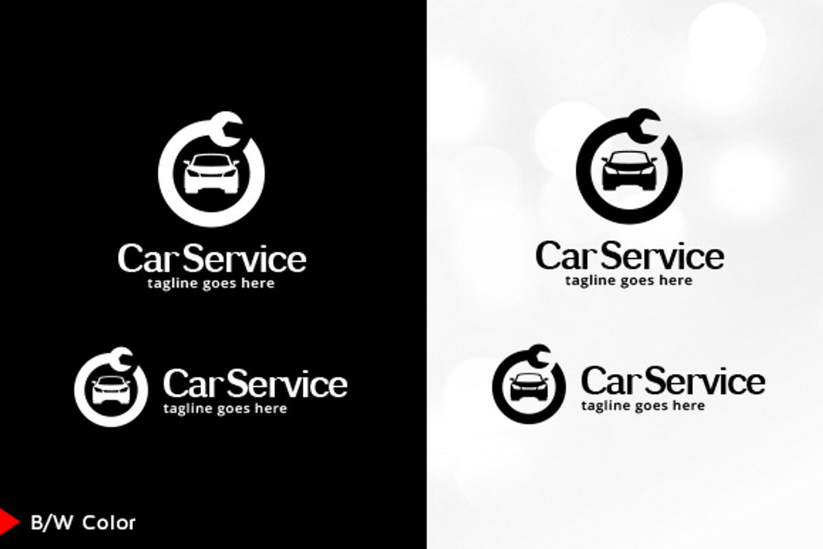 Car Service Logo Template, a Branding & Logo Template by gunaonedesign