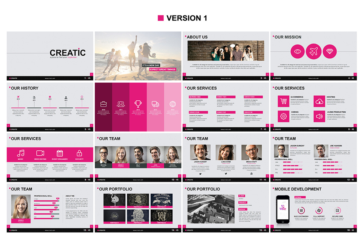 Creatic - Swiss Powerpoint Template, a Presentation Template by inspirasign
