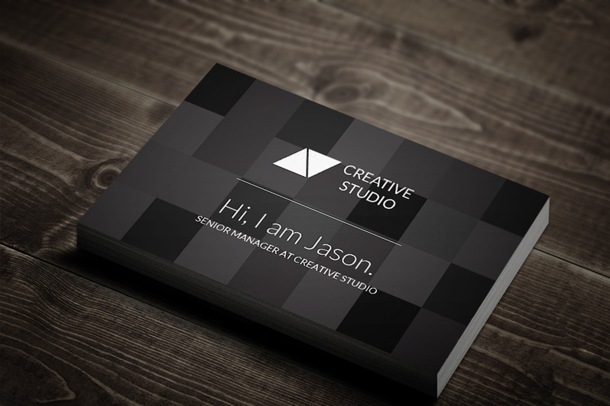 Creative Tiles Business Card, a Business Card Template by bouncy