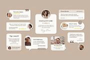 Testimonials, Review & Quotes, an UI Kit Template by BrandPacks ...