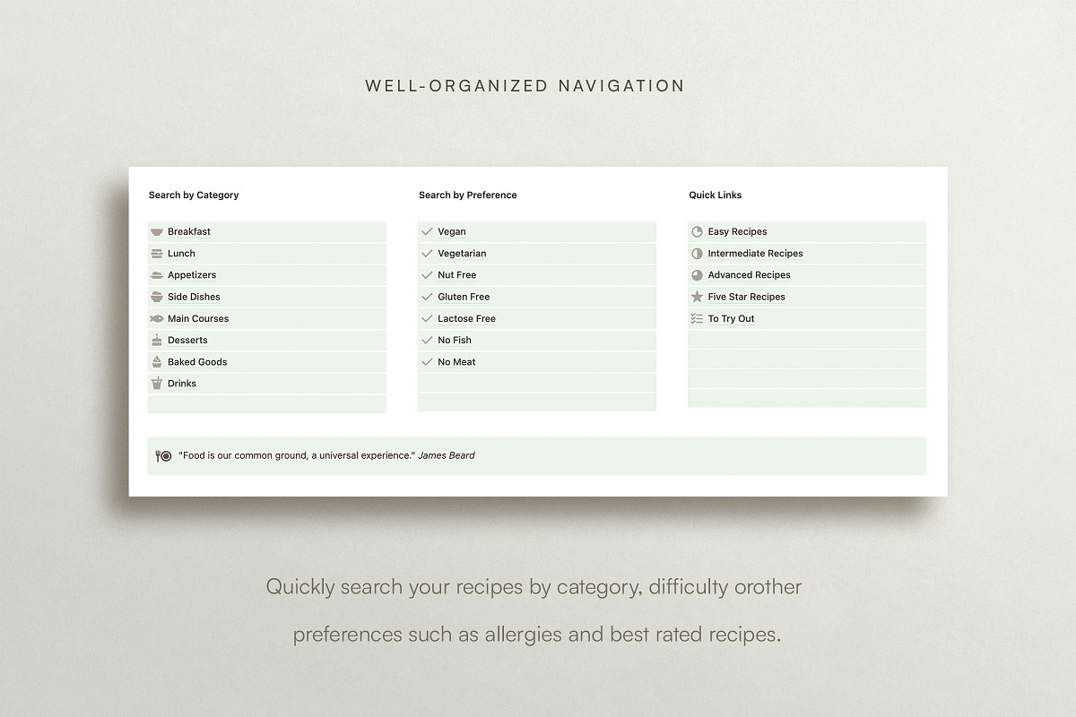 Notion Recipe Template, a Presentation Template by Ruben Stom