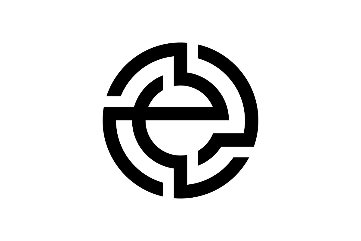 Geometric e Initial Logo, a Branding & Logo Template by ZHR Creative