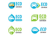 Eco car wash logo templates, a Branding & Logo Template by colorcocktail