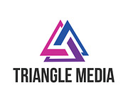 Triangle Media Logo Template | Branding & Logo Templates ~ Creative Market