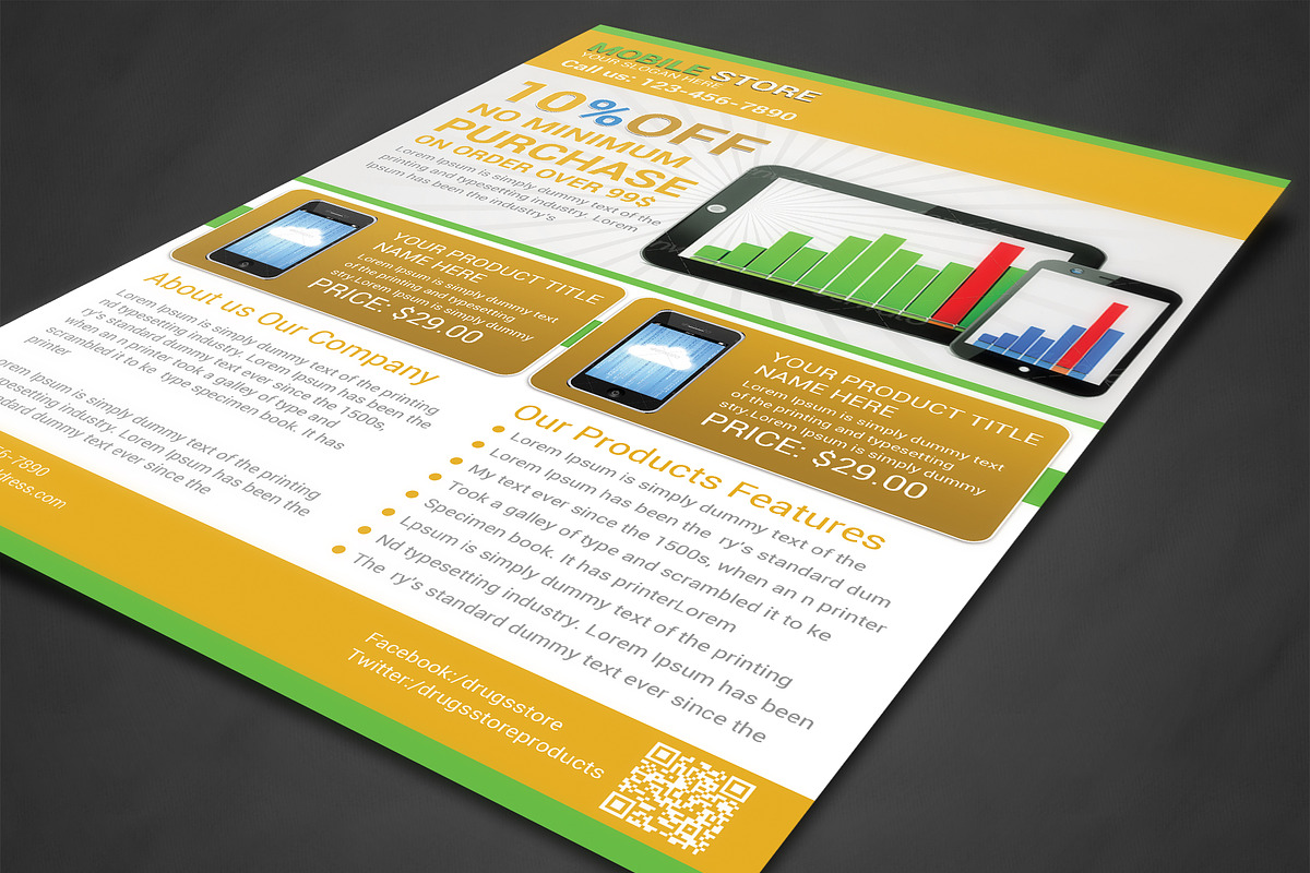 Product Promotion Flyer Templates, a Flyer Template by AfzaalGraphics ...