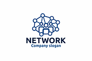 Networking Logo, a Branding & Logo Template by Metrolinevision