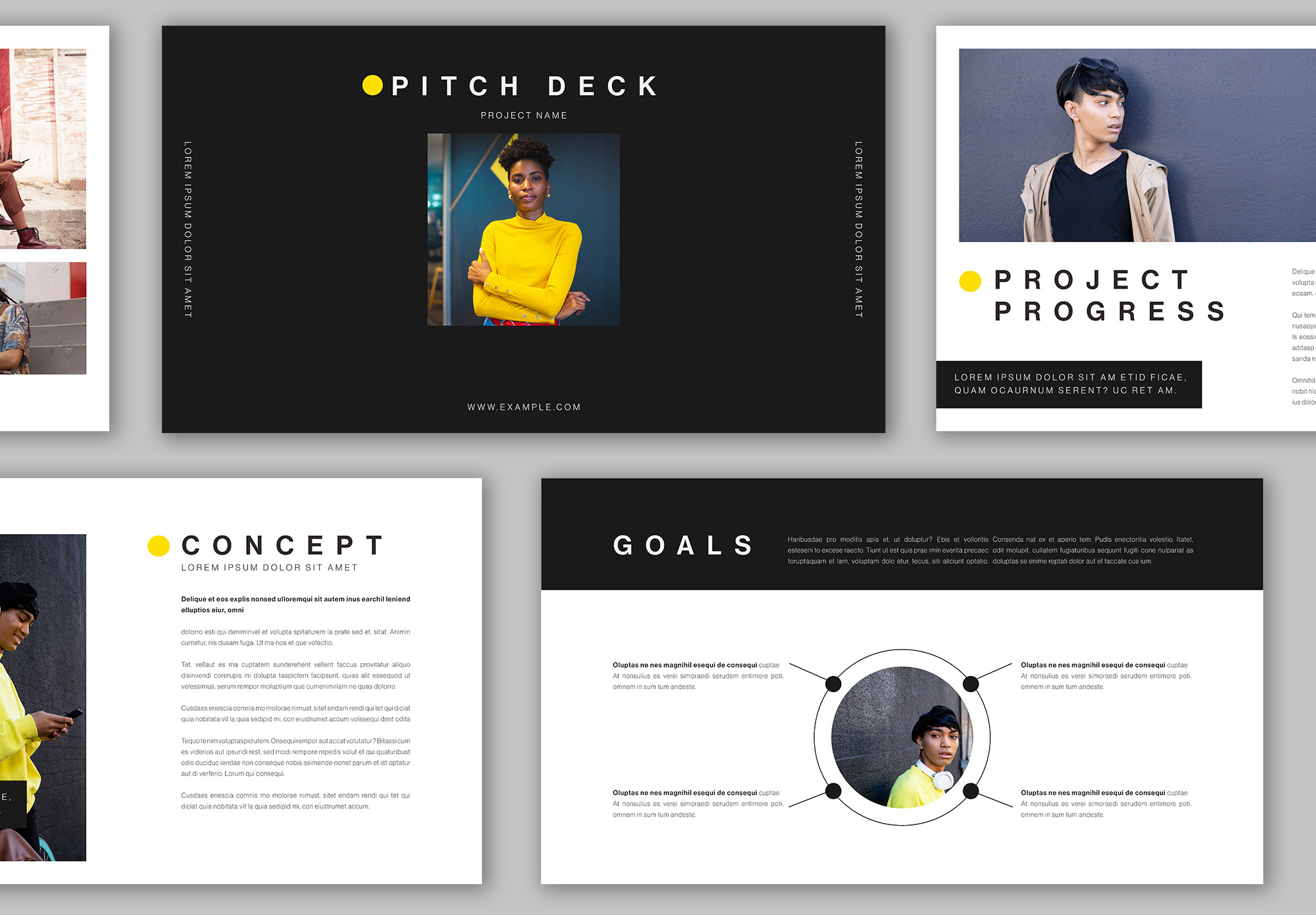 Minimal Pitch Deck Layout, a Presentation Template by wavebreak