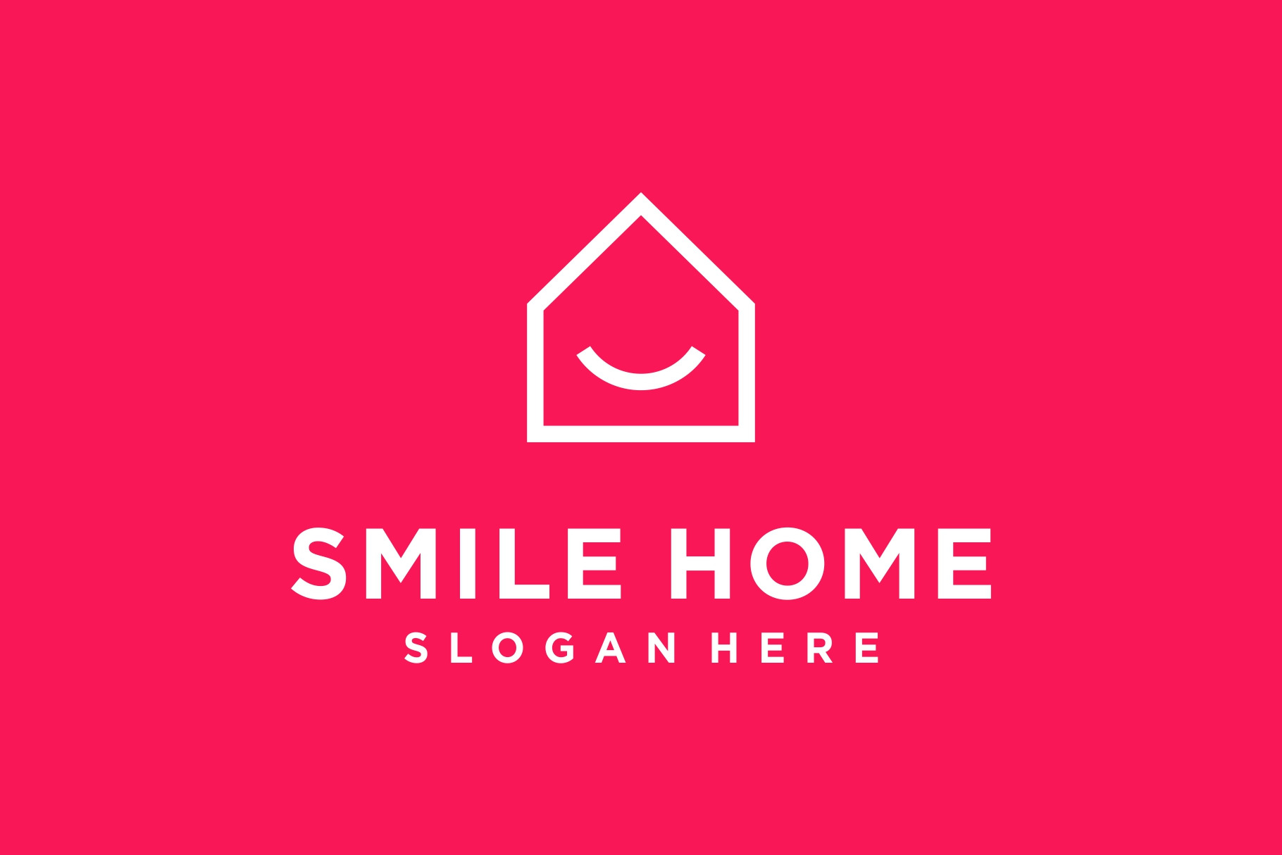 Smile Home Happy House Logo, a Branding & Logo Template by sore.studios