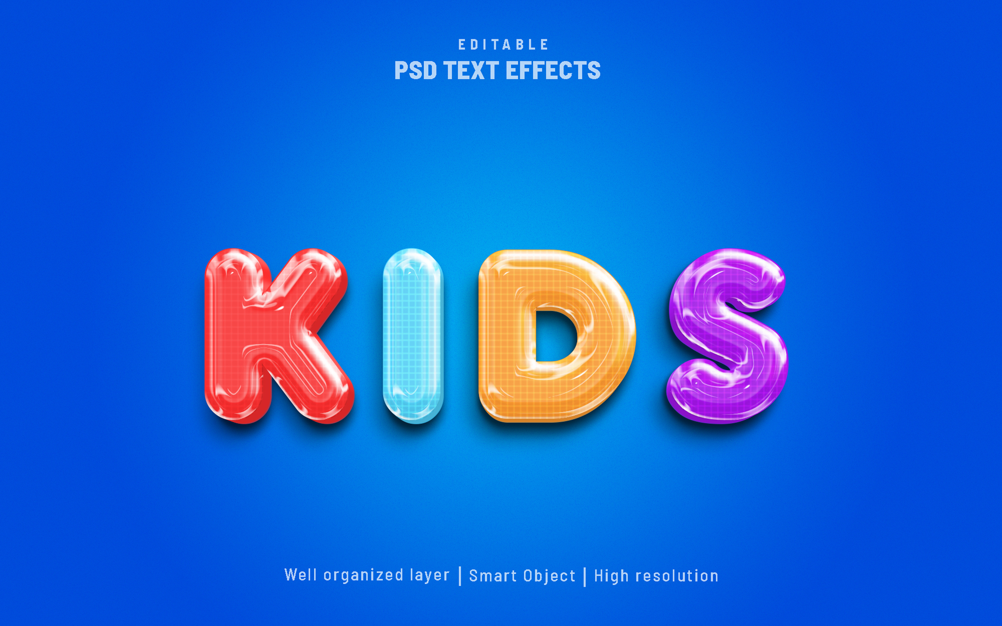 Kids editable text effect PSD, a Layer Style Add-On by mdmijanur0187