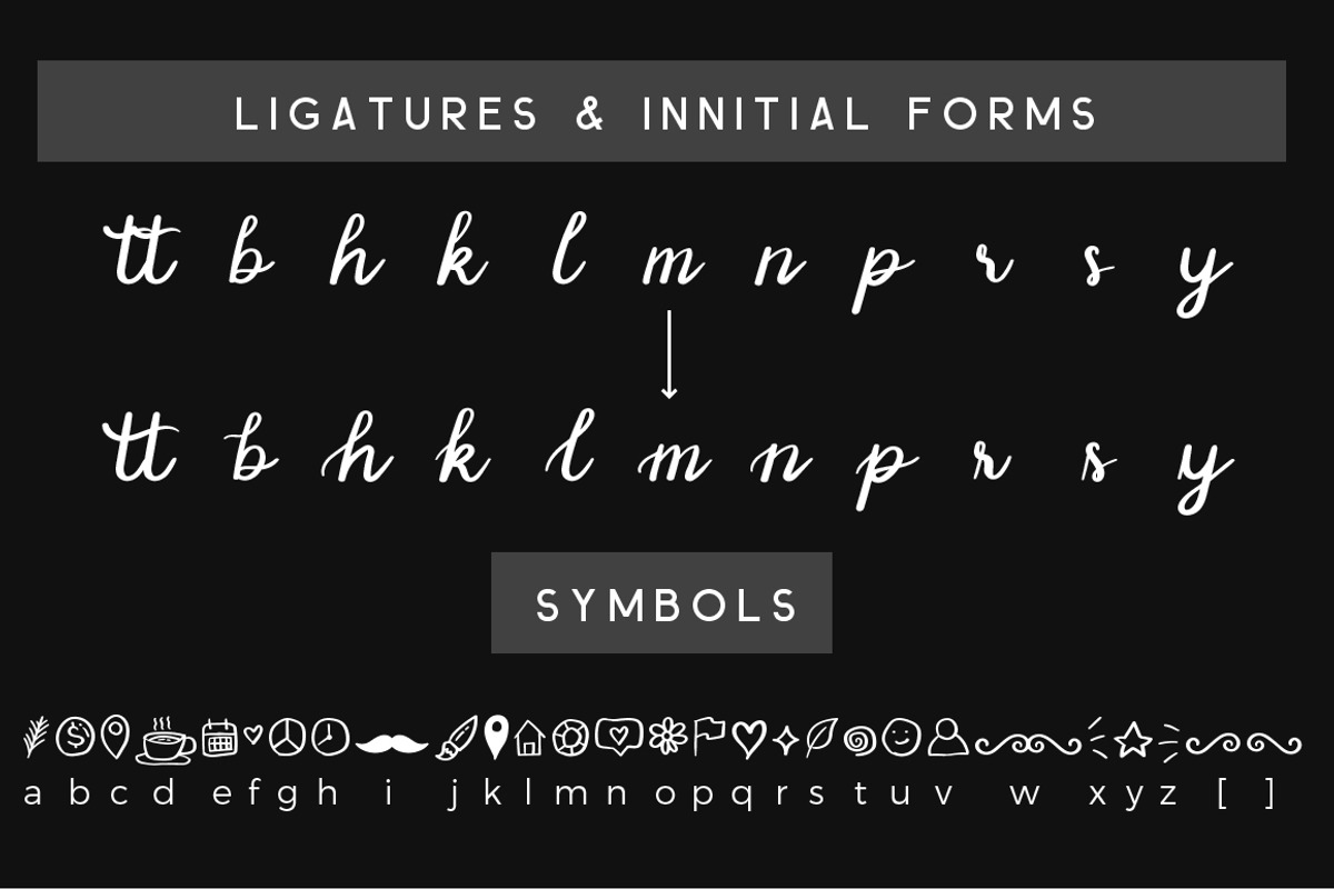 Manee Handwritten Typeface, a Script Font by PARAMAJAN | Creative Market