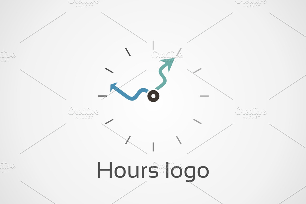 Hours logo, a Branding & Logo Template by Vector