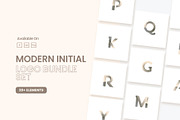Modern Initial Logo Bundle Template