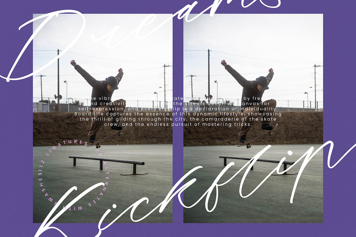Paradox Horizon Modern Script Font, a Script Font by stylishtype.co