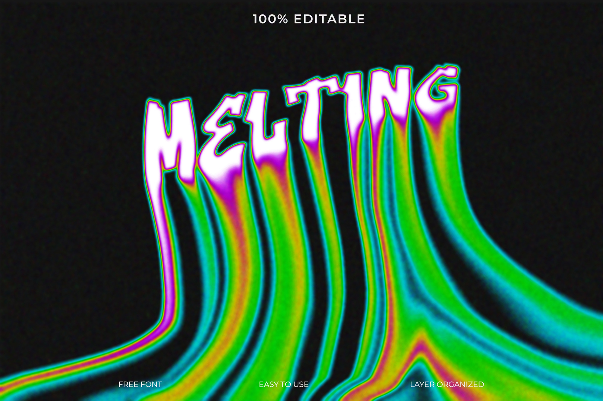 Liquid Melting Font Effect, a Layer Style Add-On by Imamul001