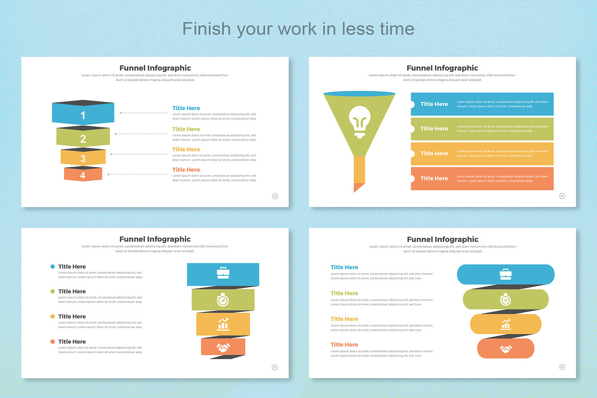 Funnel Infographic Keynote