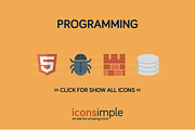 iconsimple: programming, an Icon by Pixan Graphics