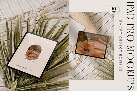 Pink Peonies Ipad Mockup | iPad Mockups ~ Creative Market