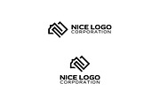 square meter logo, a Branding & Logo Template by Indigo Graphic Shop