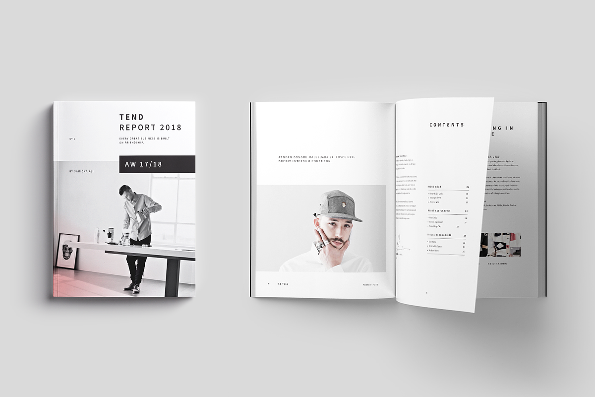 Fashion Trend Report, a Brochure Template by BOXKAYU