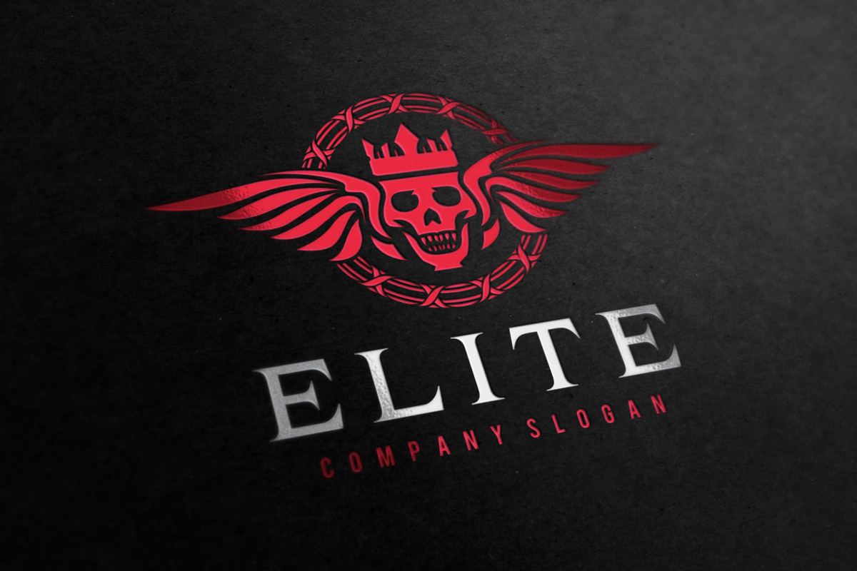 Elite Skull Logo, a Branding & Logo Template by Vectorwins Premium Shop