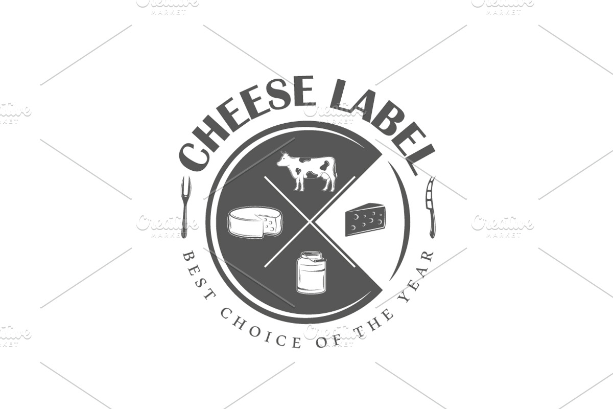 8 Cheese logos templates, a Branding & Logo Template by Art Design