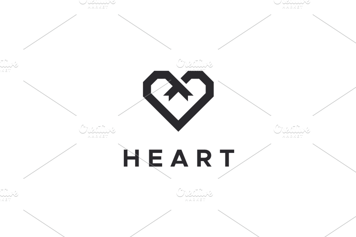 Heart Logo, a Branding & Logo Template by yopie | Creative Market