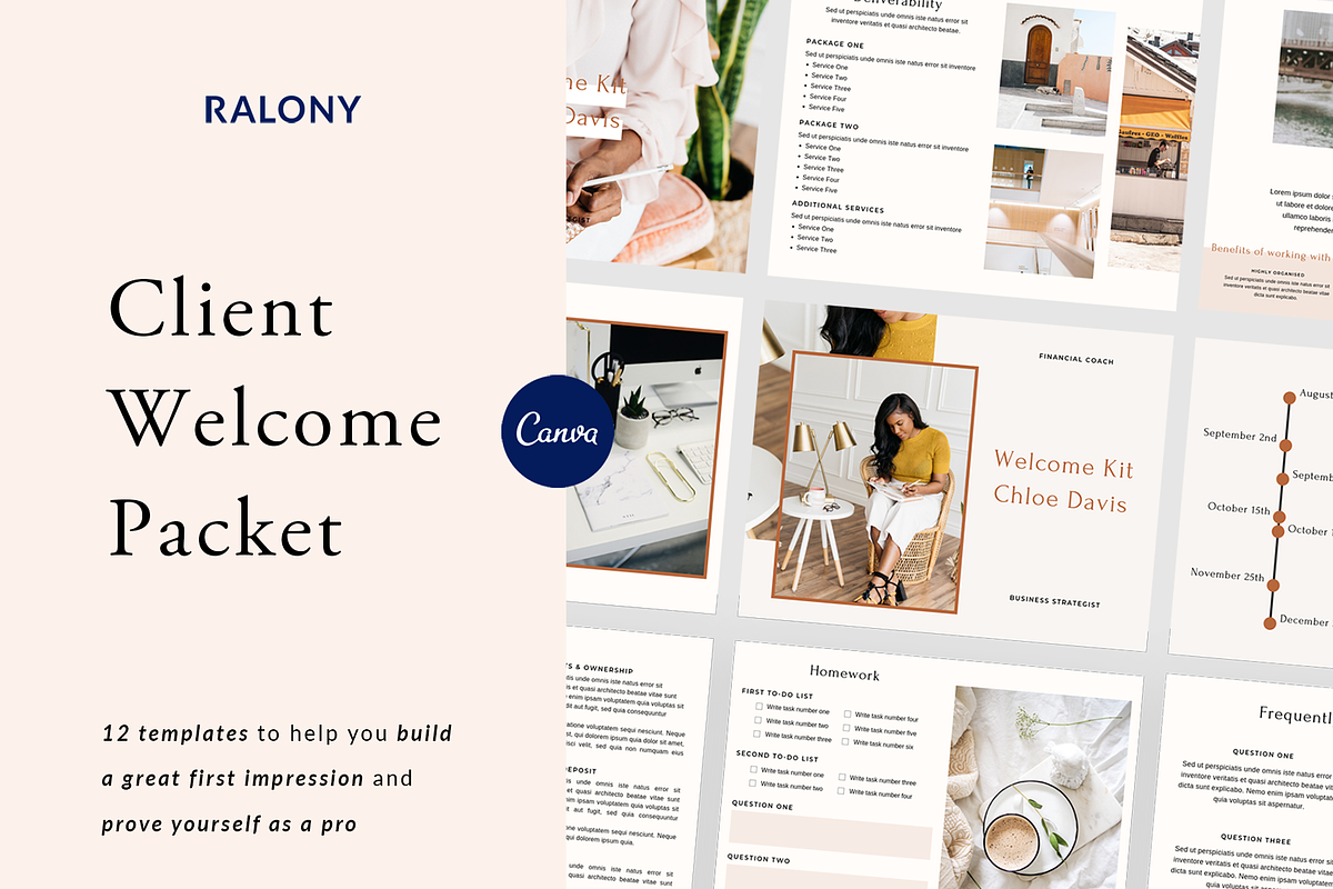 Client Welcome Packet, a Presentation Template by Ralony