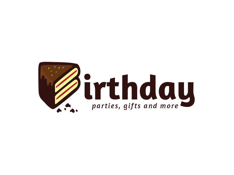 Birthday Cake Logo Template, a Branding & Logo Template by Zlaws