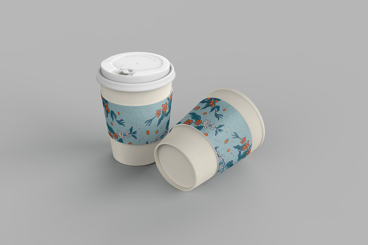 Coffee Cup Sleeve Holder Mockup