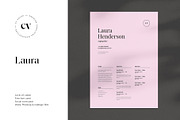 Laura | CV / resume template, a Resume Template by CV house