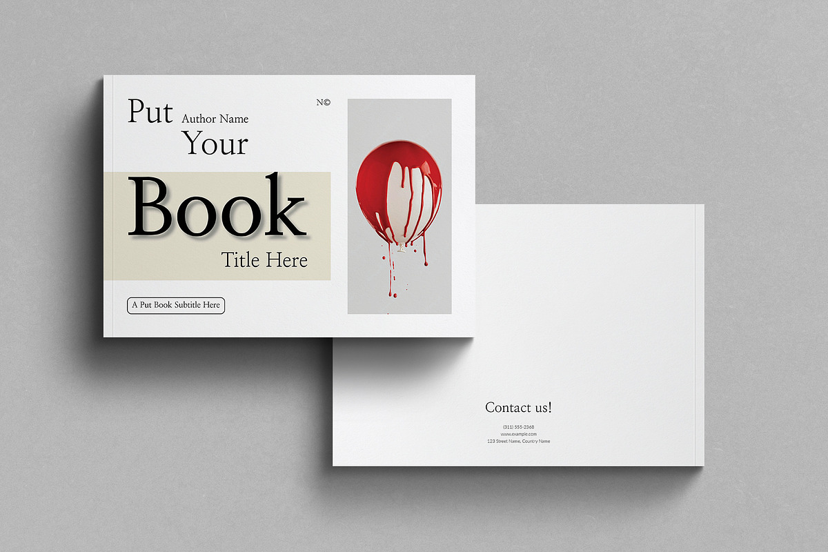Book Layout Template Landscape, a Brochure Template by TemplatesForest
