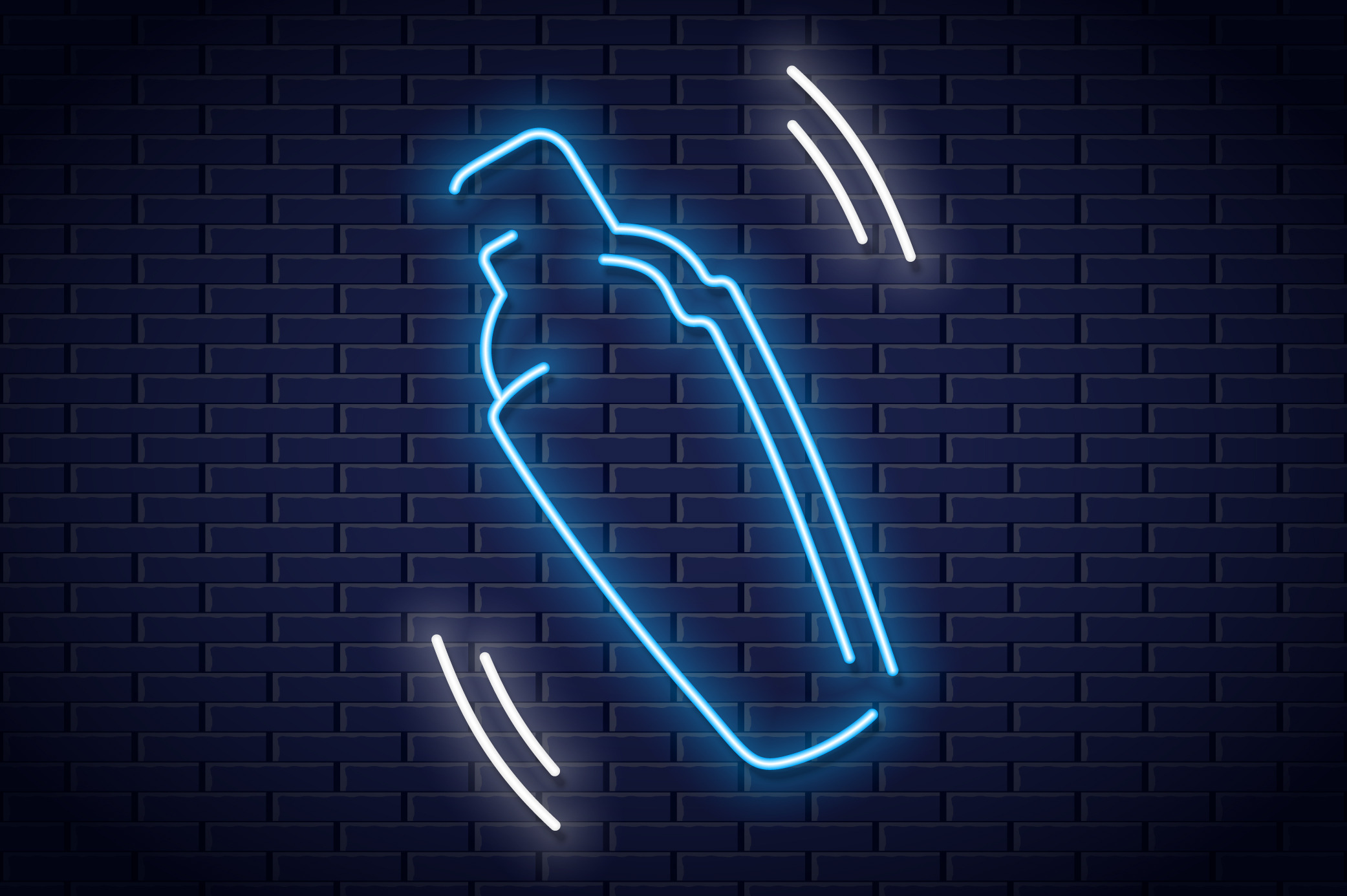 Shaker neon logo. Neon bar cocktail, a Decorative Illustration by PushLogo