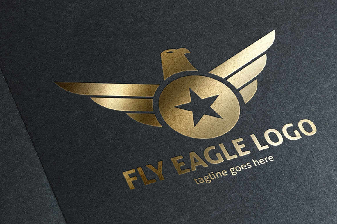Fly Eagle Logo, a Branding & Logo Template by Design_Planet