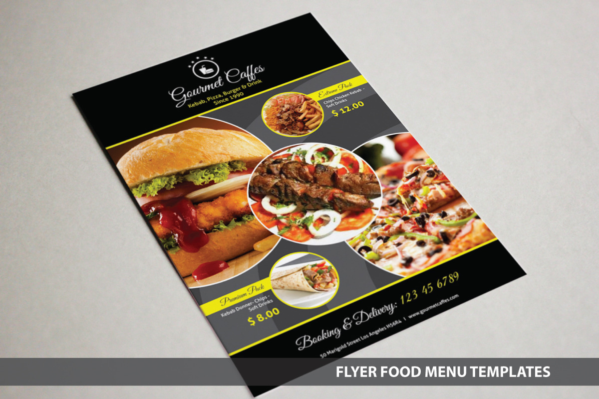 Multipurpose Food Menu Template, a Brochure Template by voryu