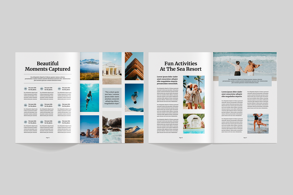 Magazine | Canva, MS Word, InDesign, a Magazine Template by Leaflove