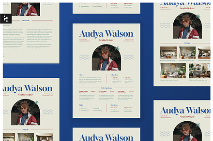 CV Template / 3 Colors | Resume Templates ~ Creative Market