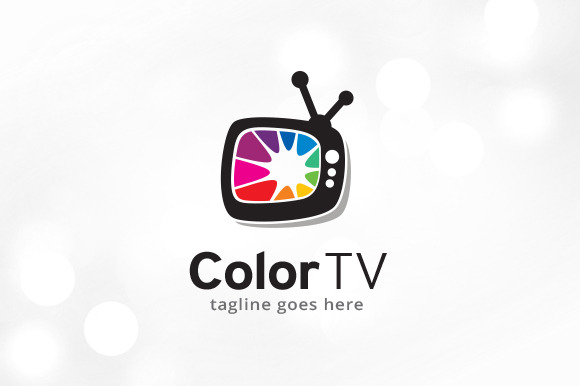 Color TV Logo Template, a Branding & Logo Template by gunaonedesign