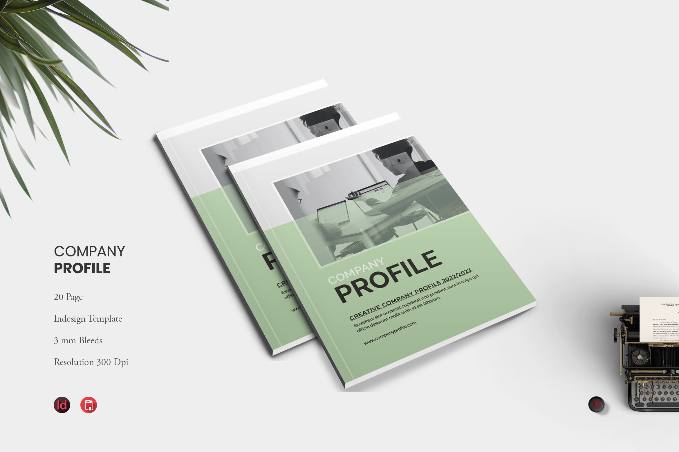Company Profile, a Magazine Template by AQR Studio