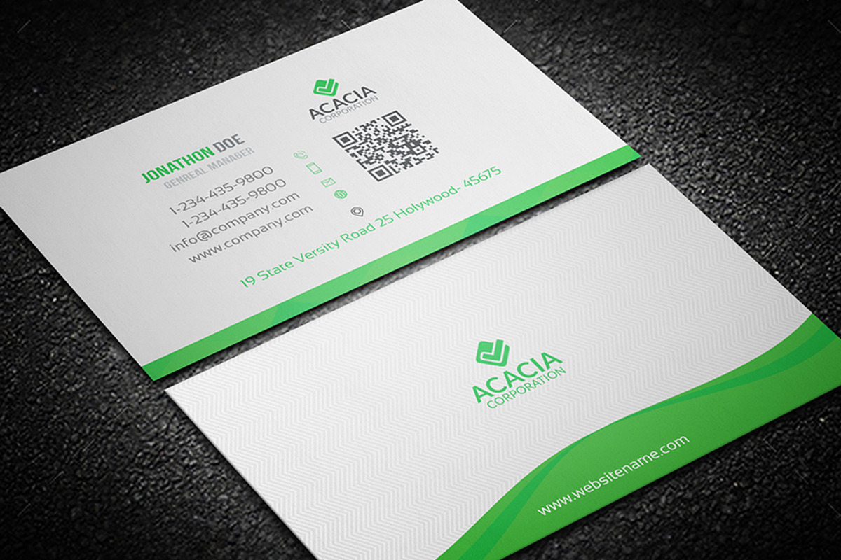 Curve Business Card, a Business Card Template by DesignGhar