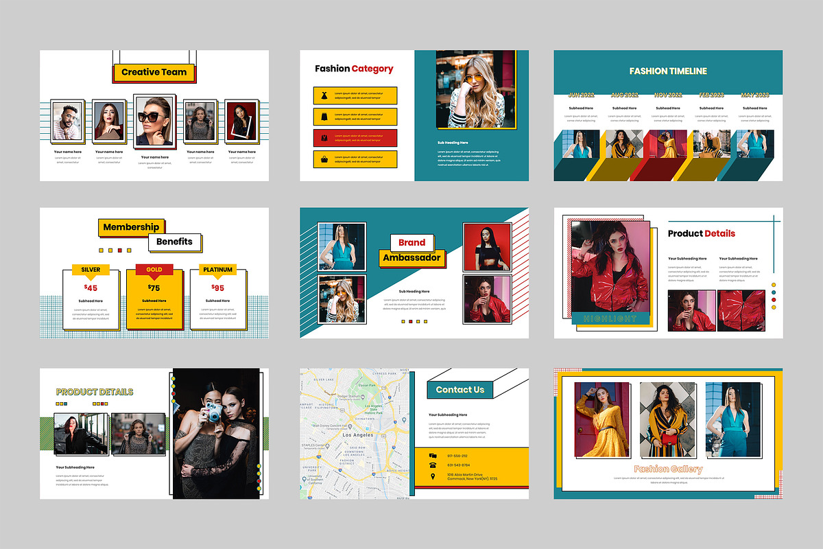 Moveset Powerpoint Template, a Presentation Template by TMint Creative ...