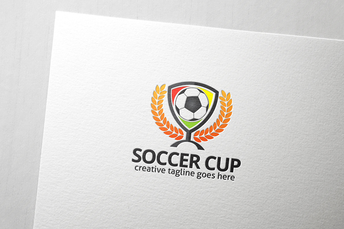 Soccer Cup Logo, a Branding & Logo Template by Slim Studio