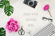 Styled desktop mockup, a Mockup by Plums Pixel Love