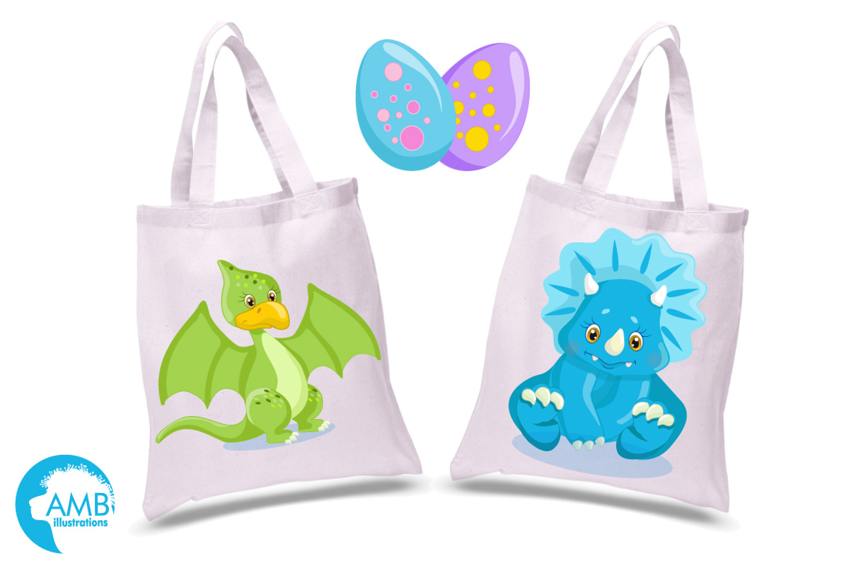 Dinosaur Baby Clipart AMB-1203, an Illustration by AMBillustrations