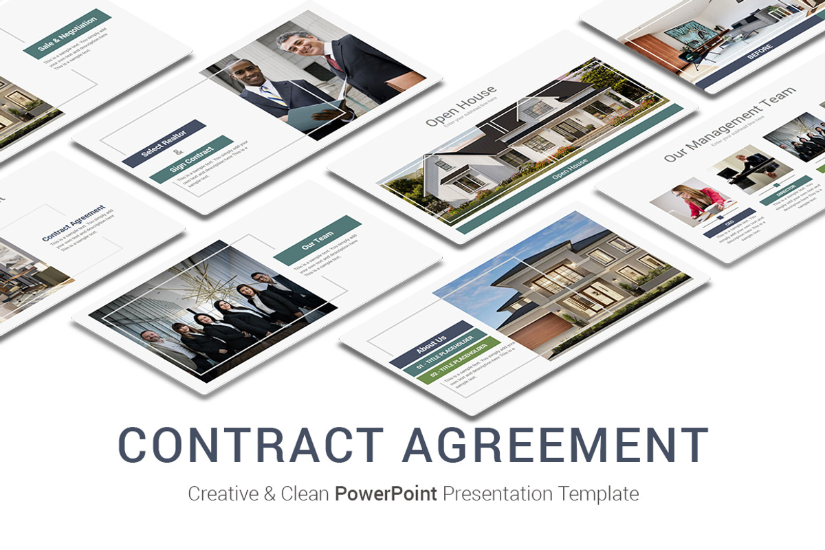 Contract Agreement PowerPoint Design, a Presentation Template by ...