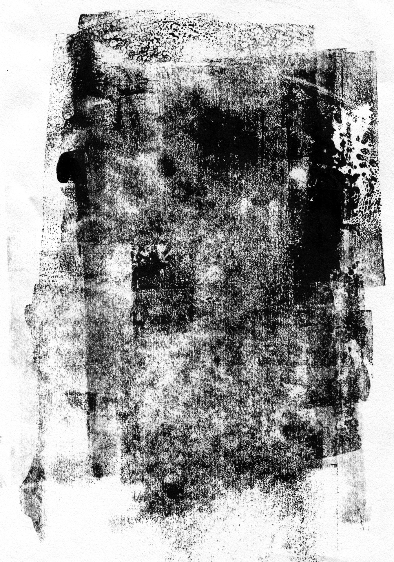 Rolled ink textures containing letterpress, ink, and print, an Abstract ...