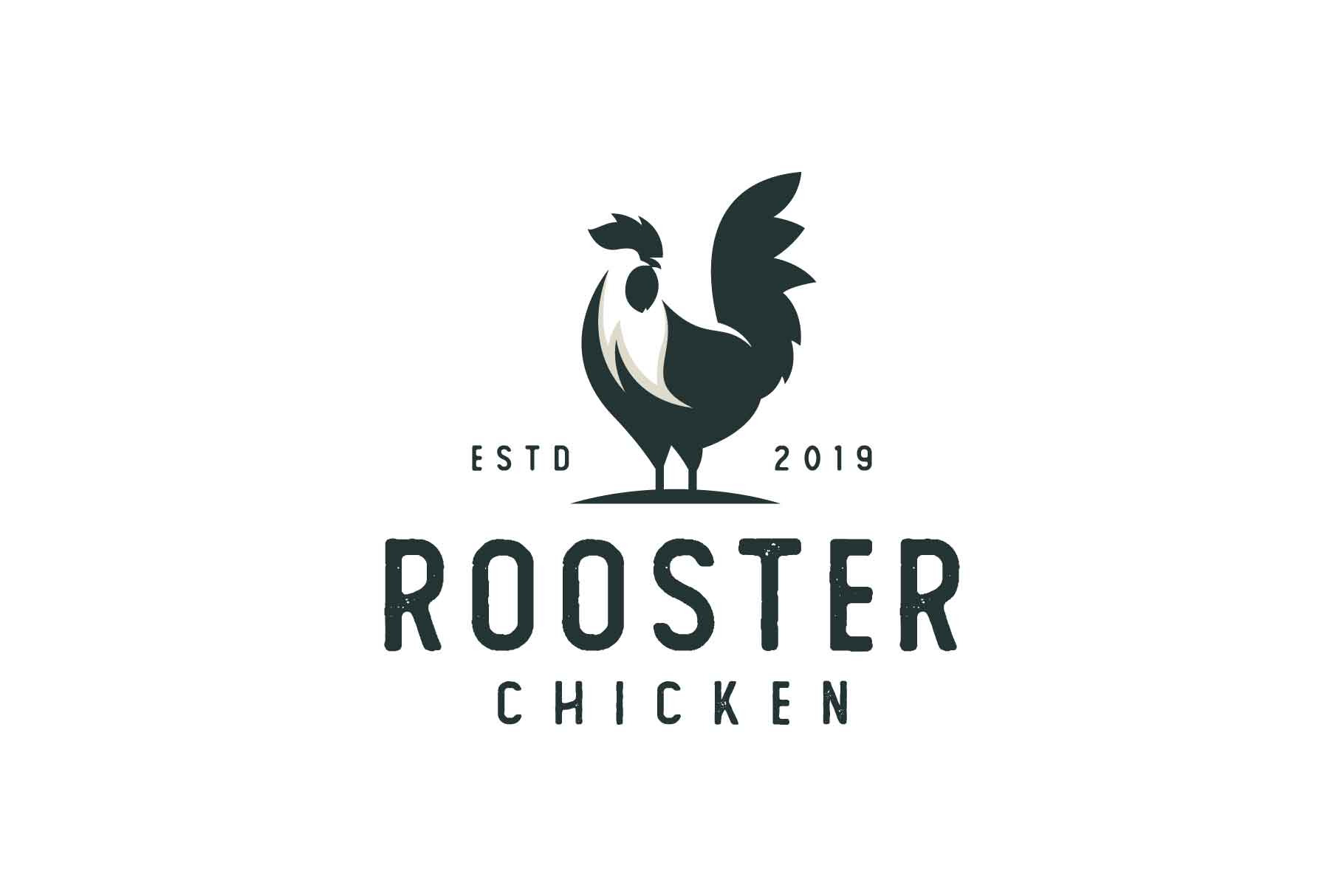 Rooster logo emblem, a Branding & Logo Template by EndR_ID